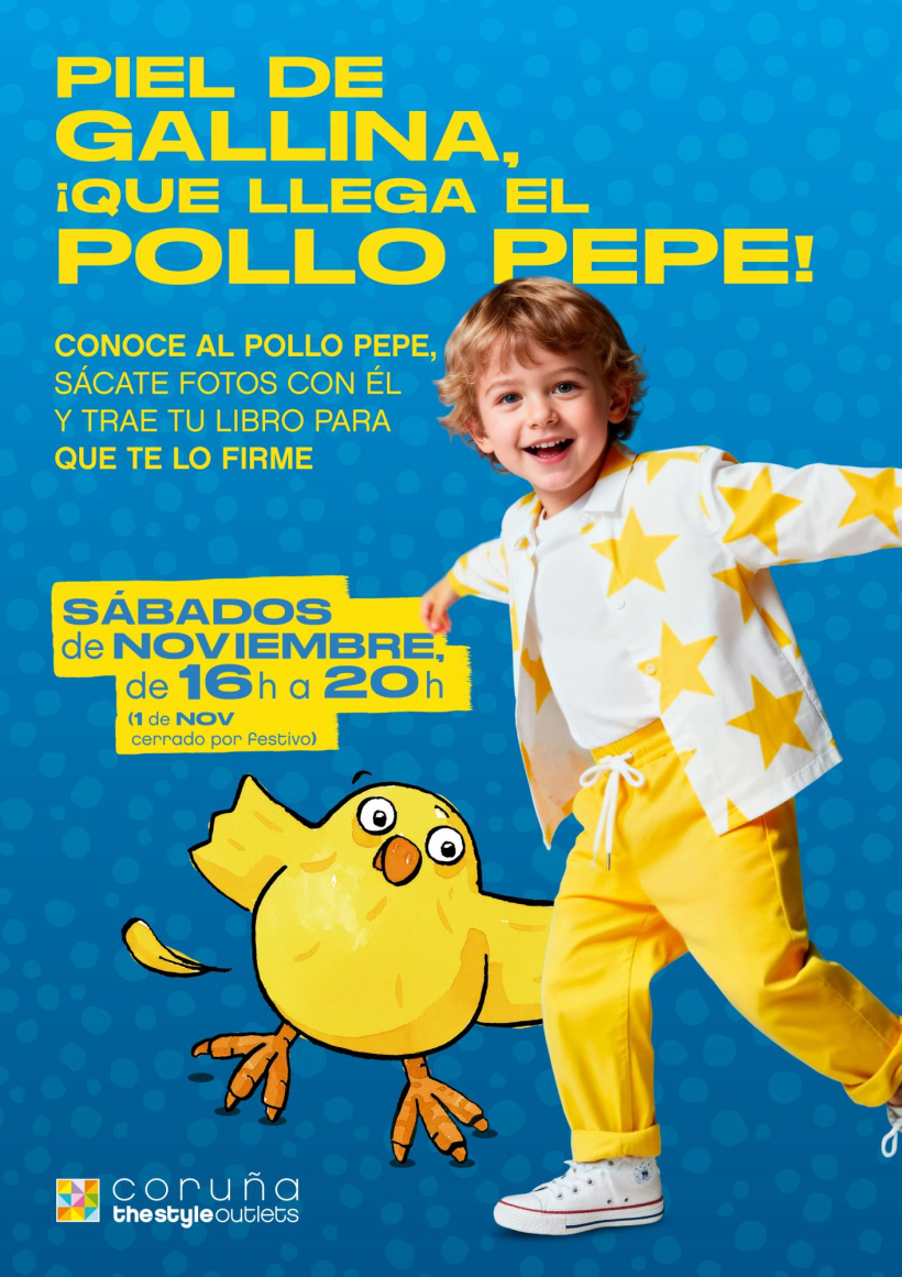 El Pollo Pepe aterriza en Coruña The Style Outlets