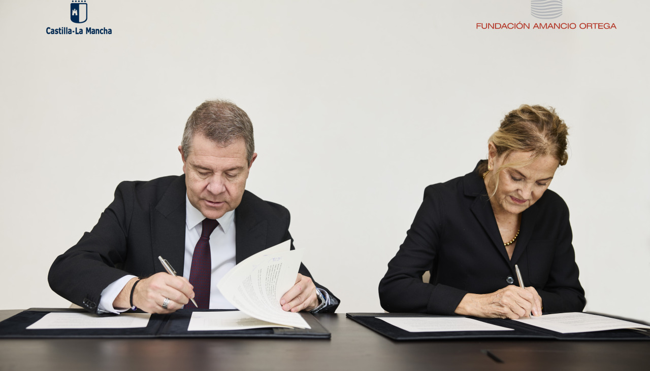 La Fundación Amancio Ortega y Emiliano García-Page firman un convenio ...