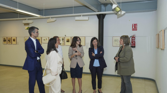 Así es la exposición de Castelao en Betanzos