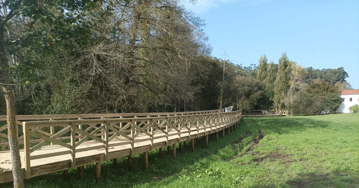 Arteixo finaliza las obras del nuevo tramo del paseo junto al Rego da ...