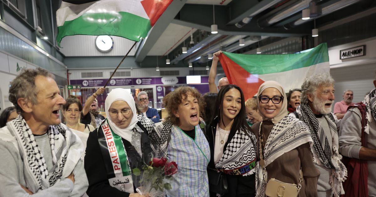 Los siete gallegos que iban en la flotilla a Gaza interceptada llegan a ...